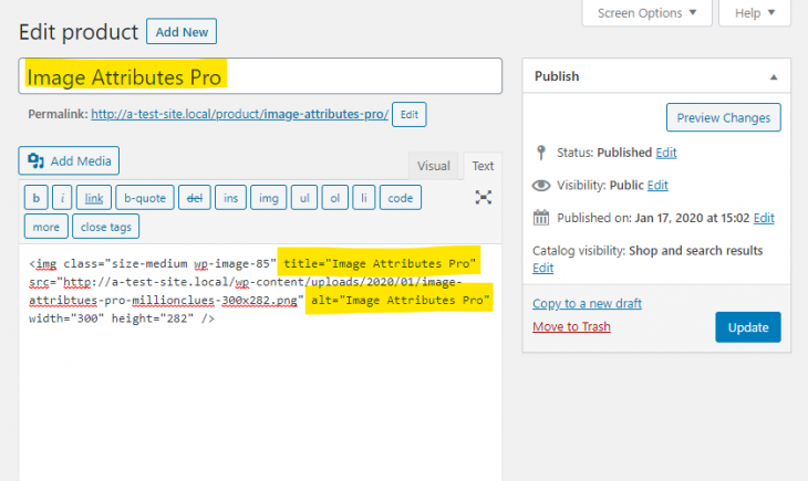 How Will Image Attributes Pro Behave When Same Image Is Used On Multiple Postsproducts 3050